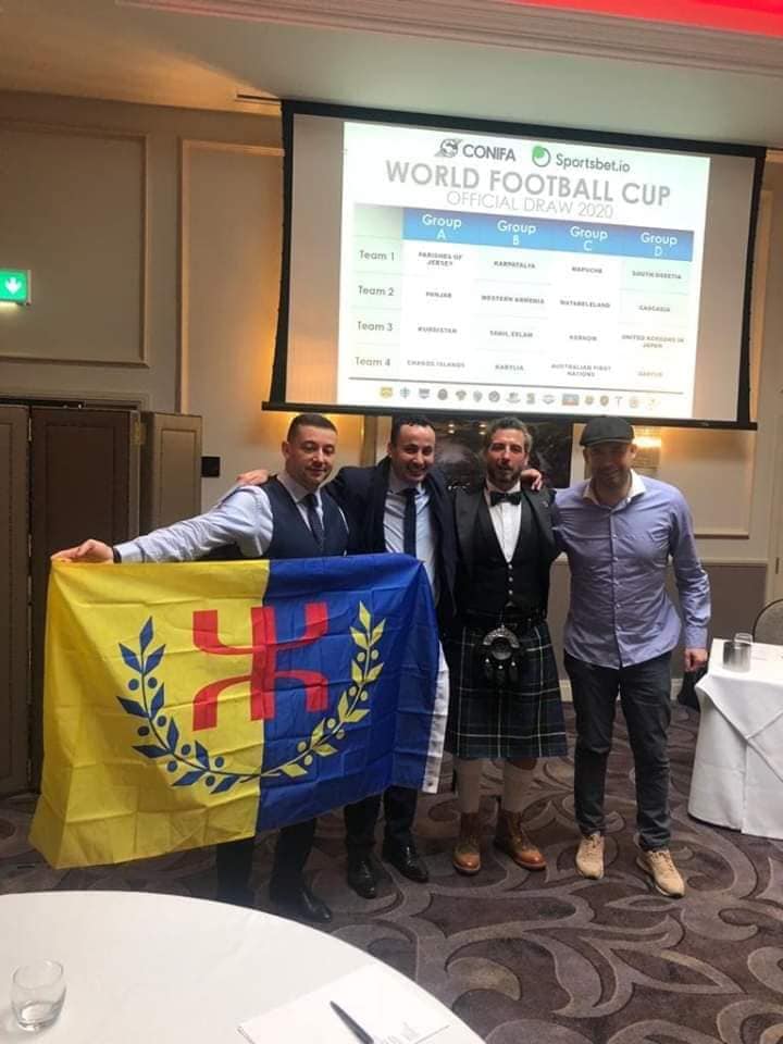 CONIFA 2020 FOOTBALL WORLD CUP DRAW: KABYLIA IN THE GROUP OF THE WORLD ...
